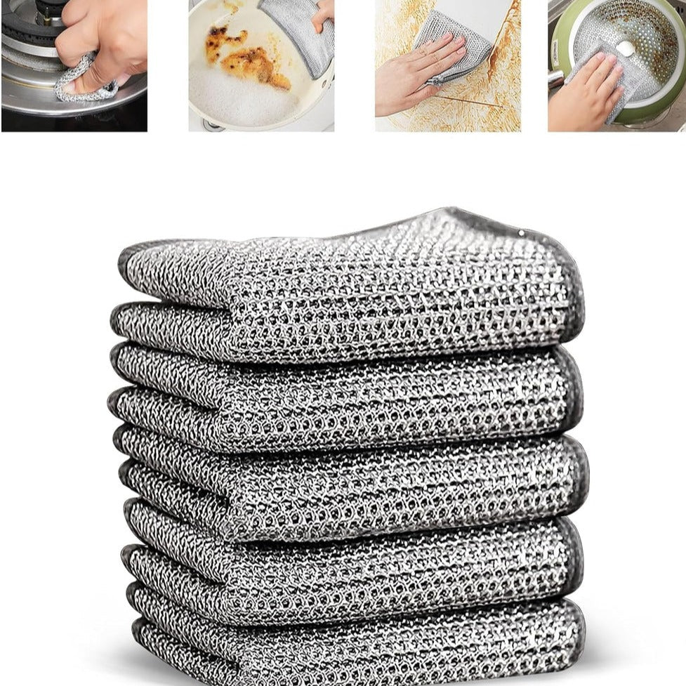 Non Scratch Dish Wash Cloth (Pack of 5) – Extresy